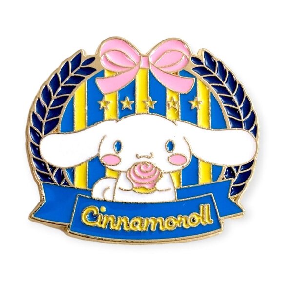 Sanrio | Accessories | Hello Kitty Enamel Pin Cinnamoroll Crest | Poshmark